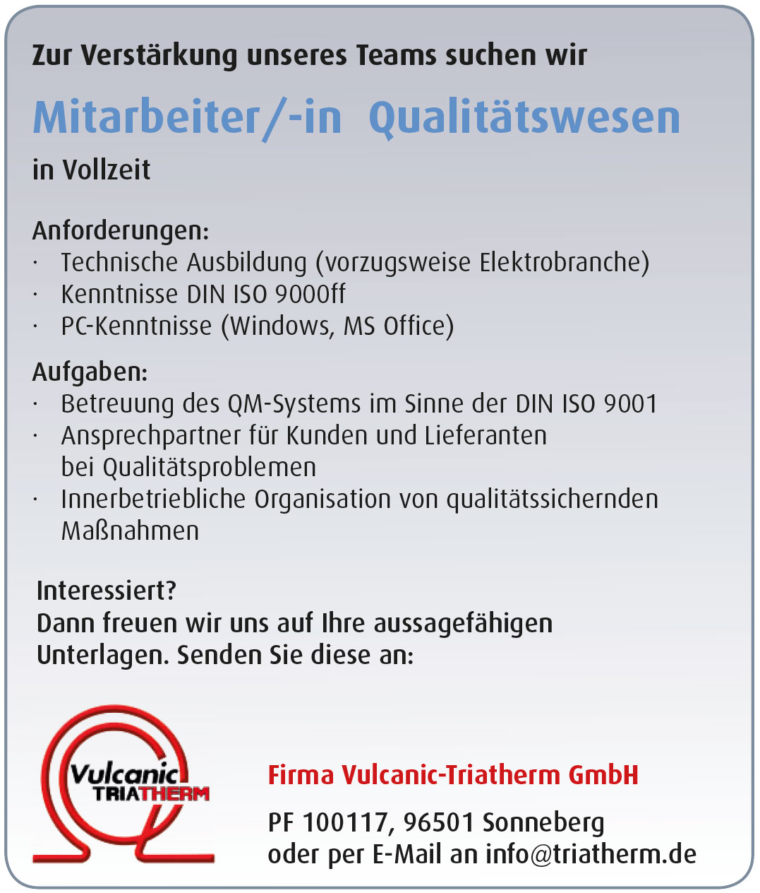 Vulcanic-Triatherm GmbH › mein-amadeus.de